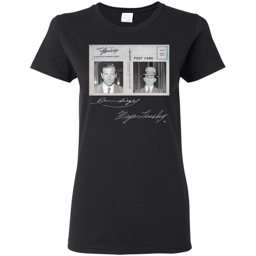 Meyer Lansky TM signature Ben & Meyer Flamingo Postcard Shirt ...